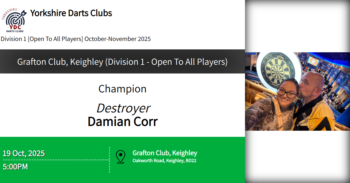 Grafton Club, Keighley (Division 1 - Open To All Players)
