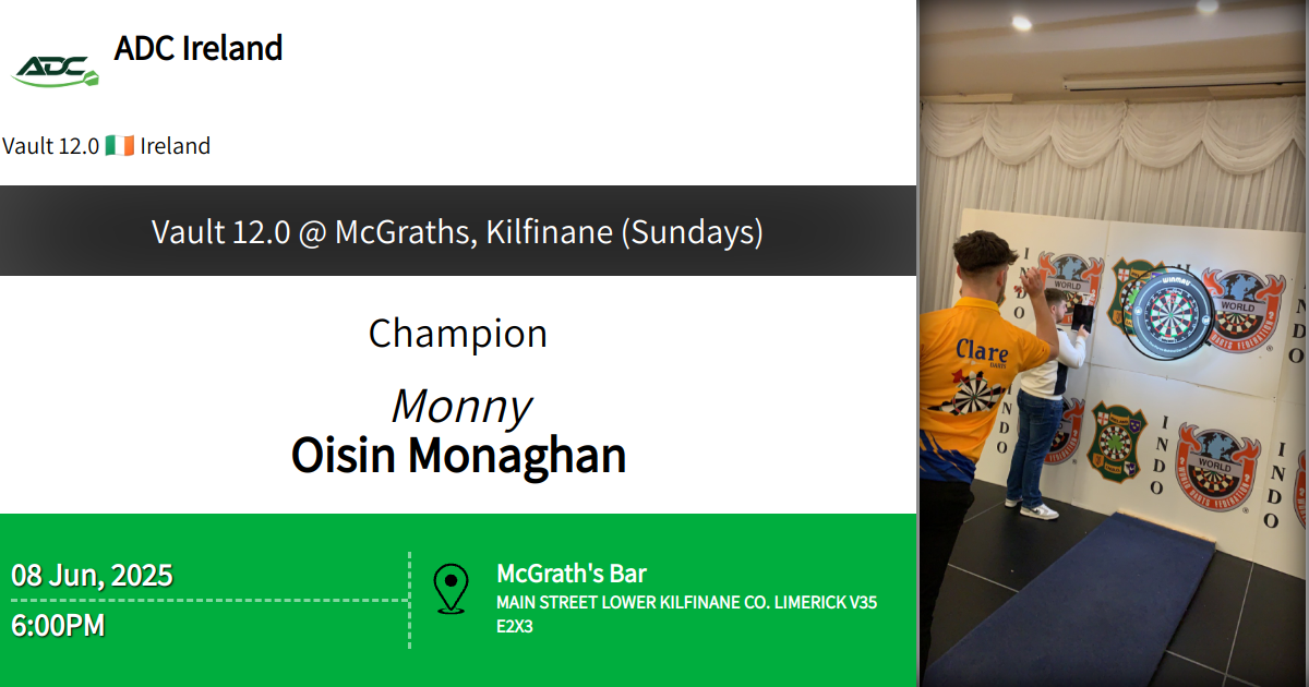 Vault 12.0 @ McGraths, Kilfinane (Sundays)