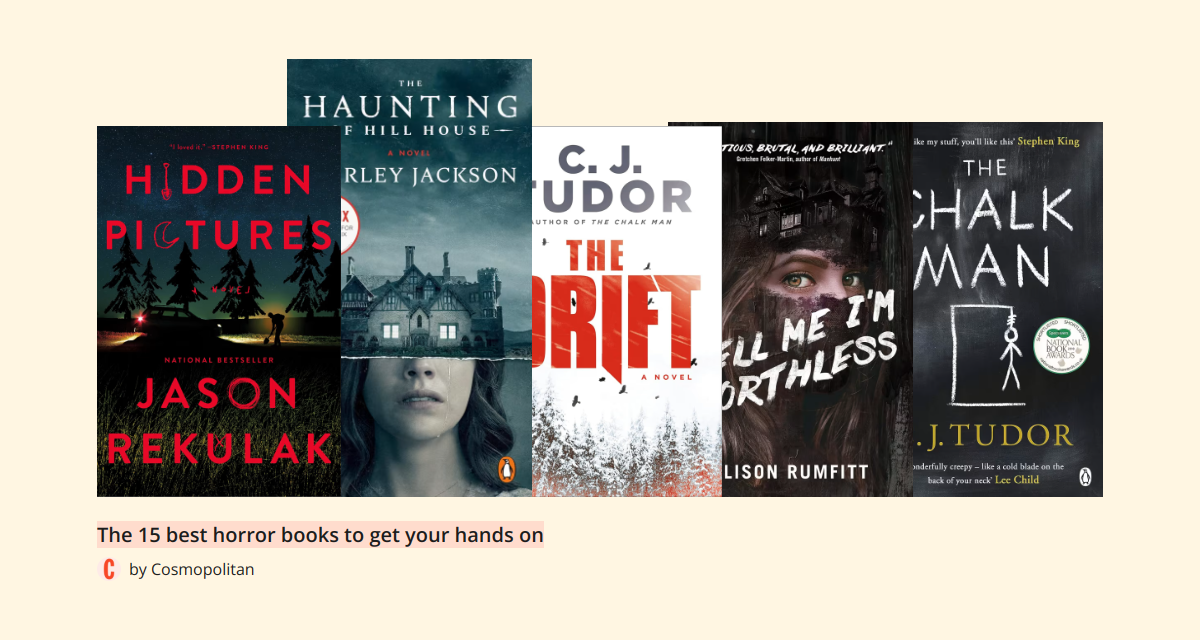 The 15 best horror books to get your hands on | Booklisti