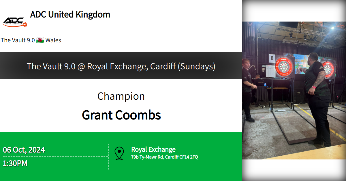 The Vault 9.0 @ Royal Exchange, Cardiff (Sundays)
