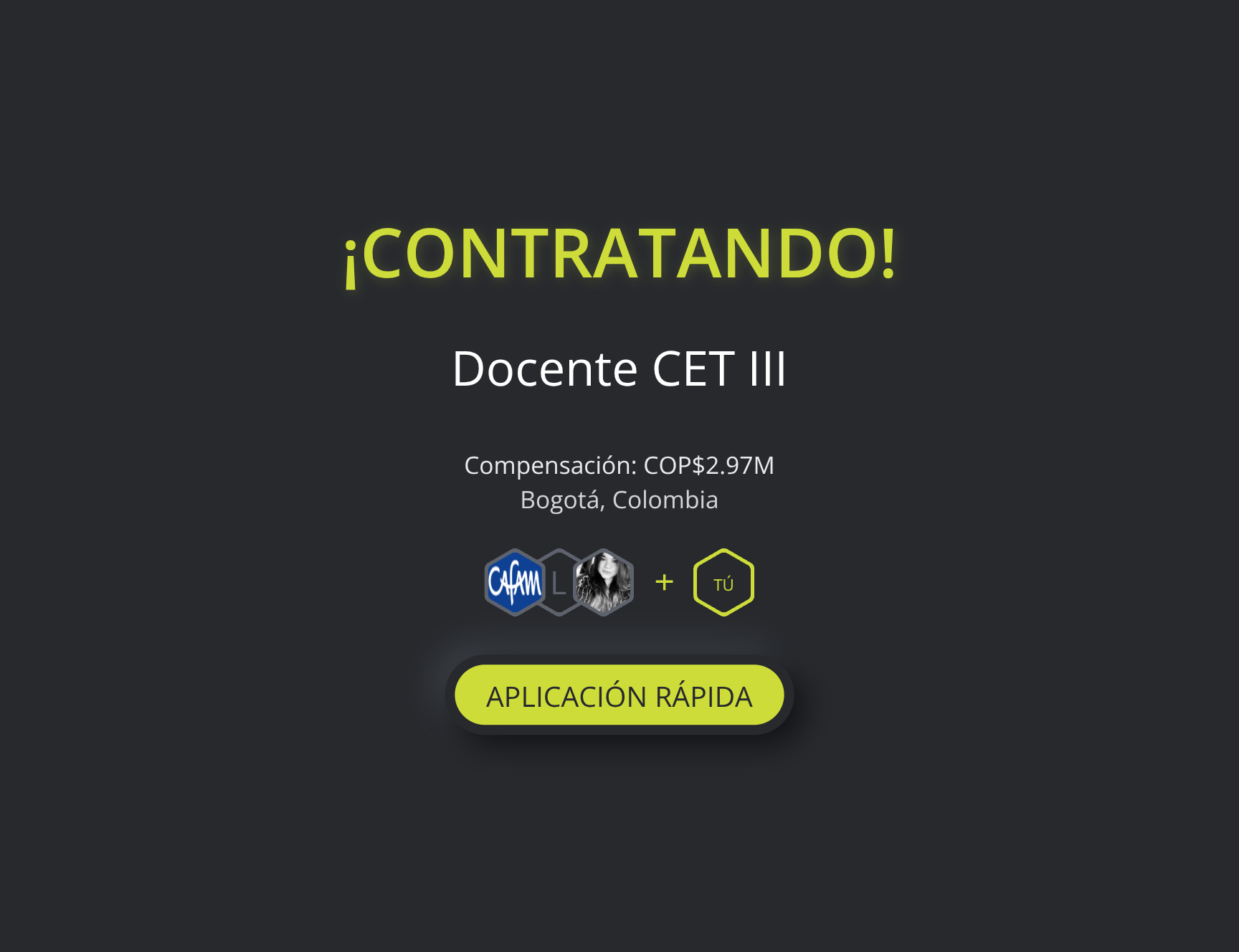 Docente CET III en Cafam | Torre