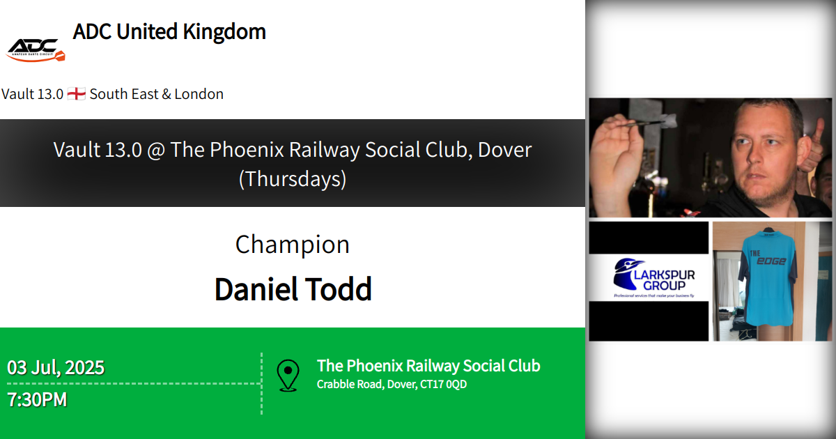 Vault 13.0 @ The Phoenix Railway Social Club, Dover (Thursdays)