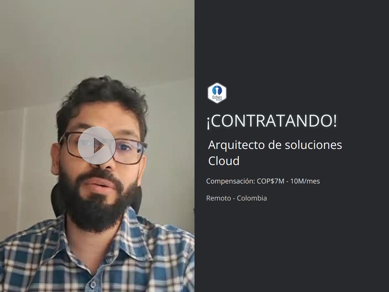 Arquitecto de soluciones Cloud en Echez Group | Torre Arquitecto de soluciones Cloud en Echez Group | Torre