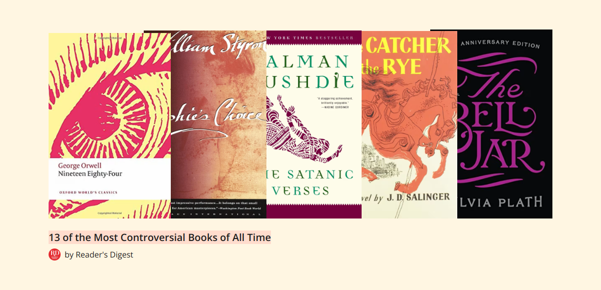 13 of the Most Controversial Books of All Time | Booklisti