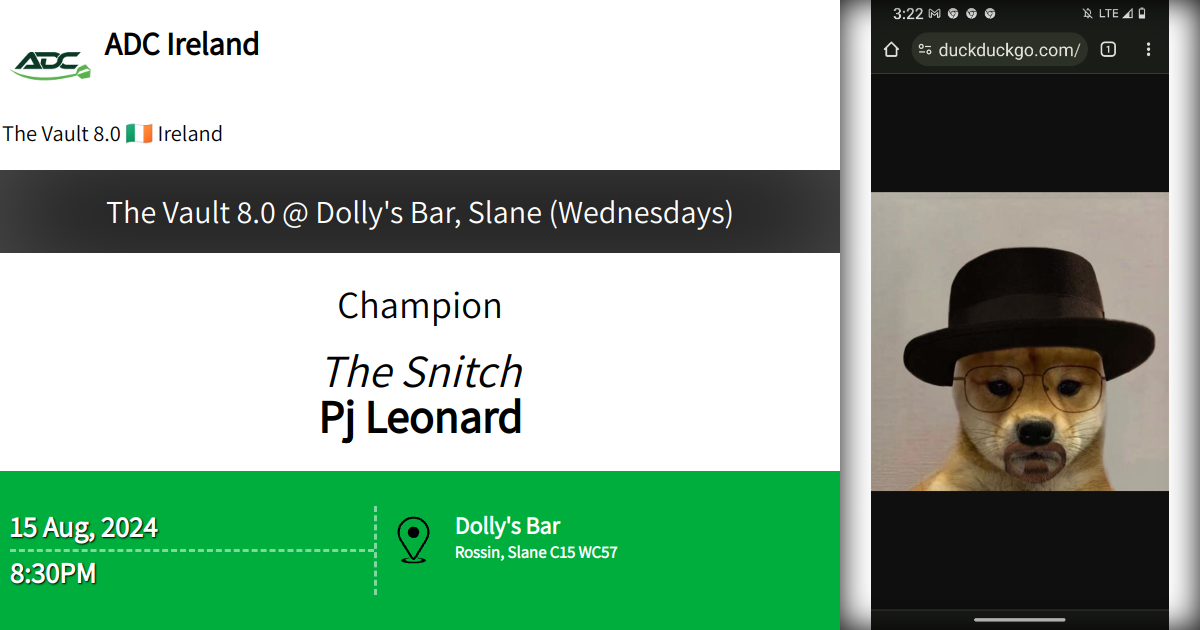 The Vault 8.0 @ Dolly's Bar, Slane (Wednesdays)