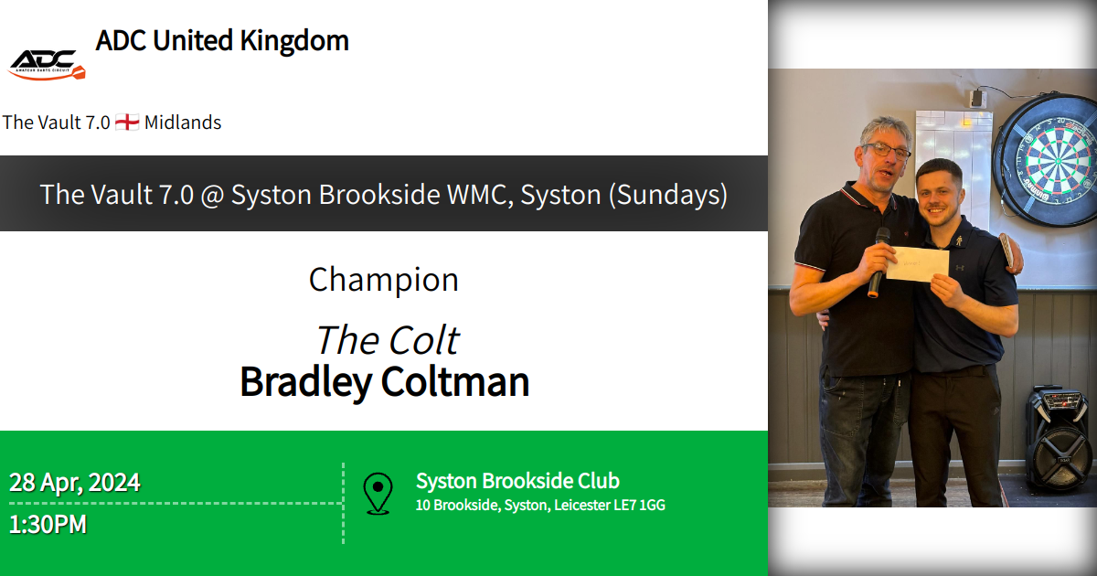 The Vault 7.0 @ Syston Brookside WMC, Syston (Sundays)