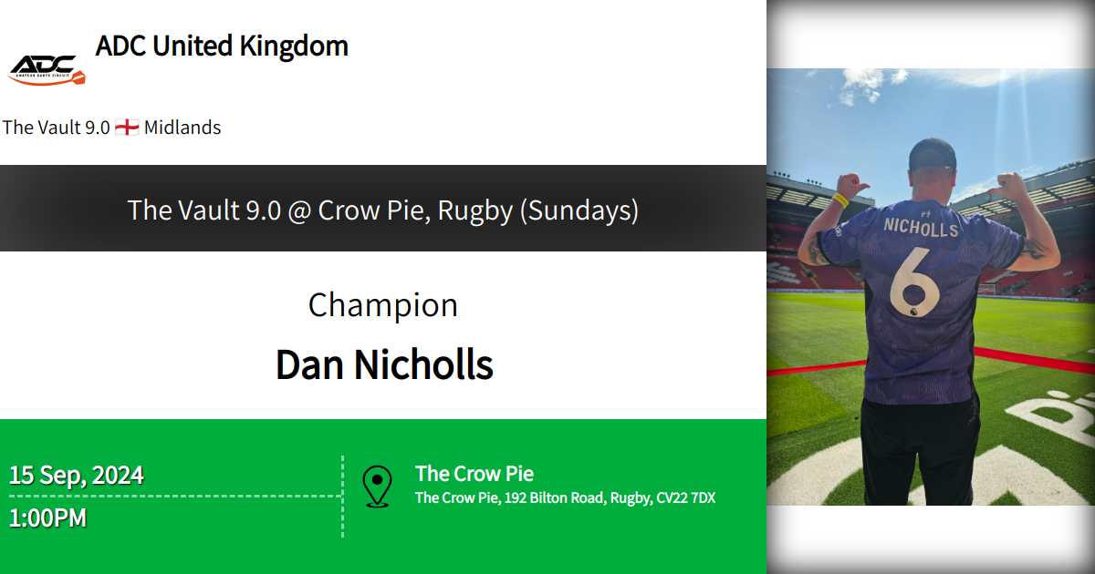 The Vault 9.0 @ Crow Pie, Rugby (Sundays)