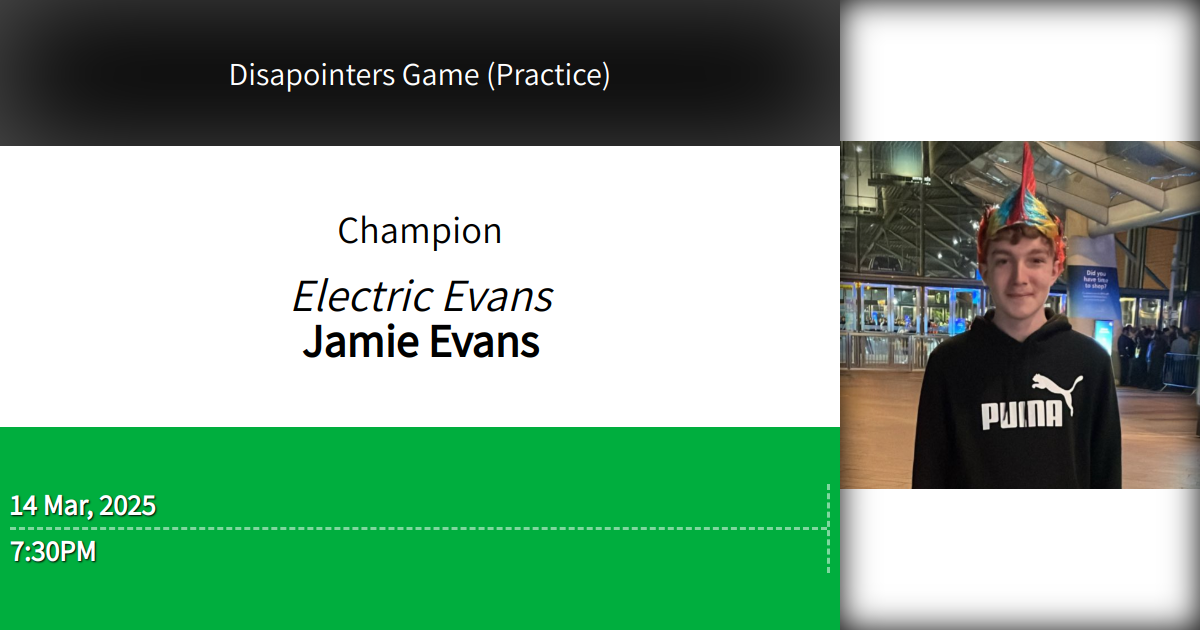 Disapointers Game (Practice)