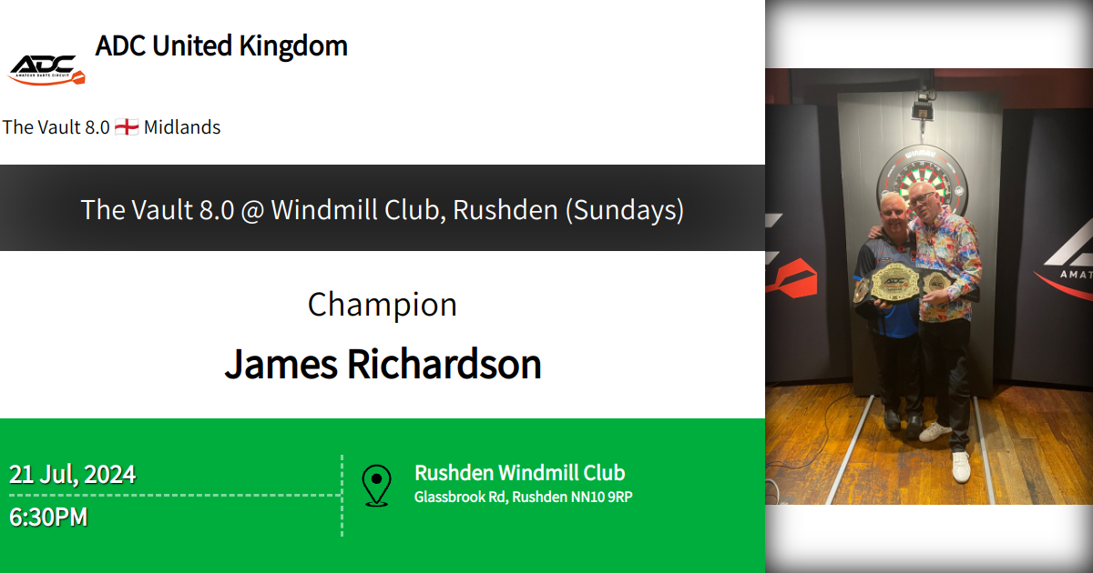 The Vault 8.0 @ Windmill Club, Rushden (Sundays)