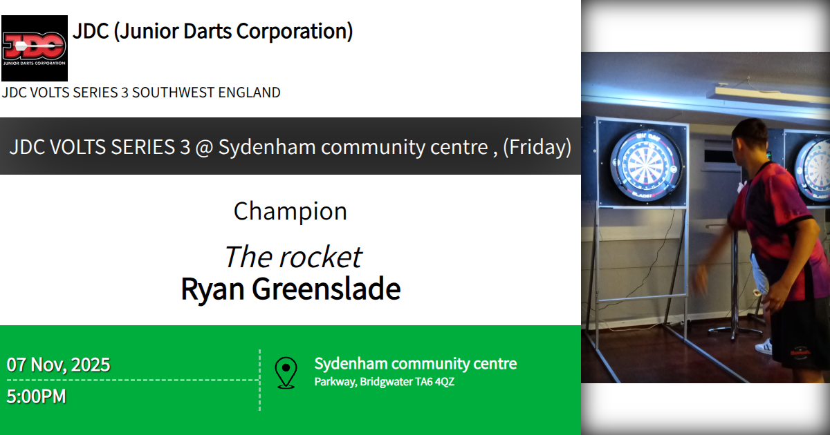 JDC VOLTS SERIES 3 @ Sydenham community centre , (Friday)