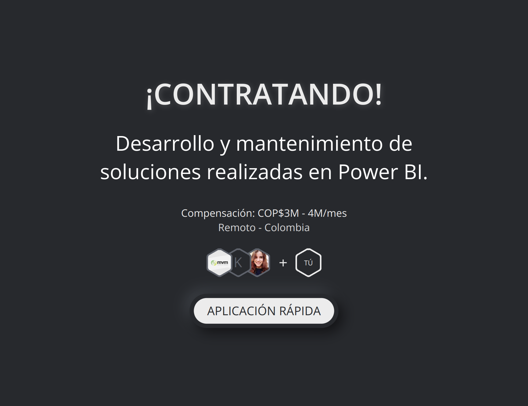 Desarrollo y mantenimiento de soluciones realizadas en Power BI. en Global MVM | Torre