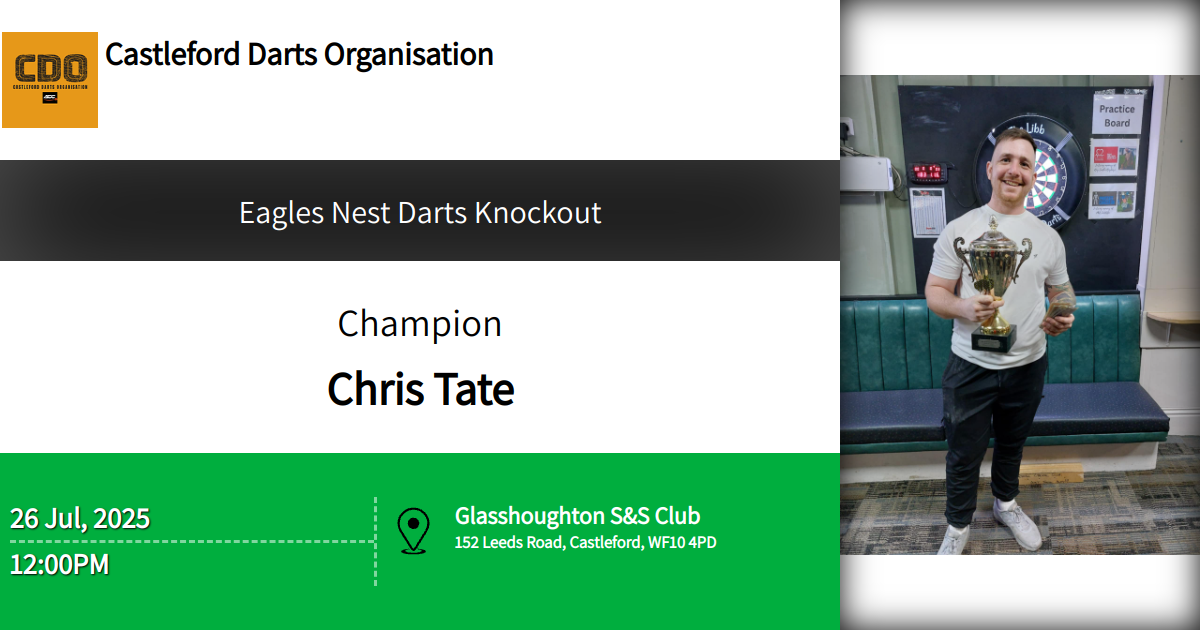 Eagles Nest Darts Knockout