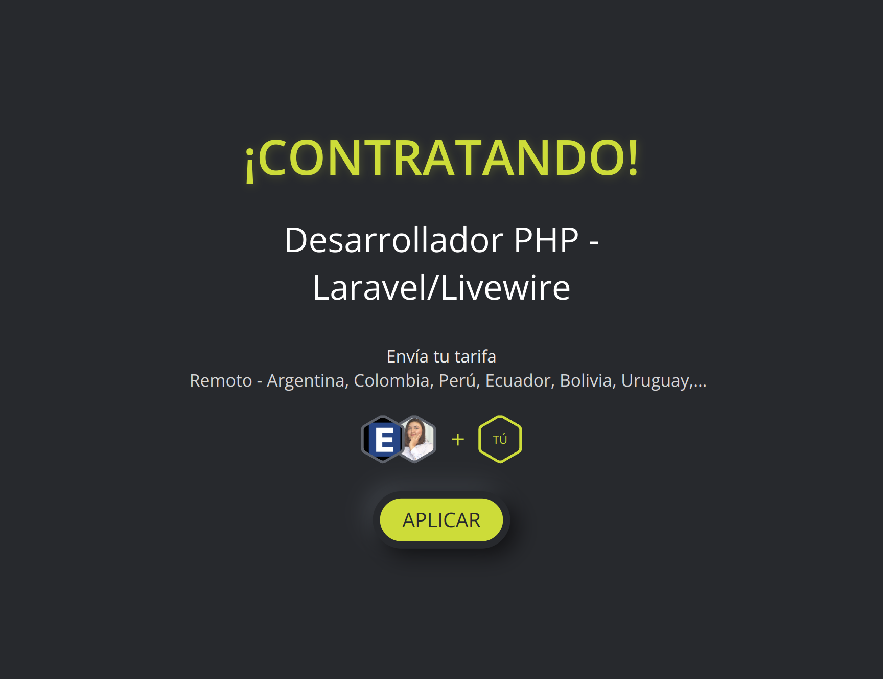 Desarrollador PHP - Laravel/Livewire en Ekalon Outsourcing | Torre