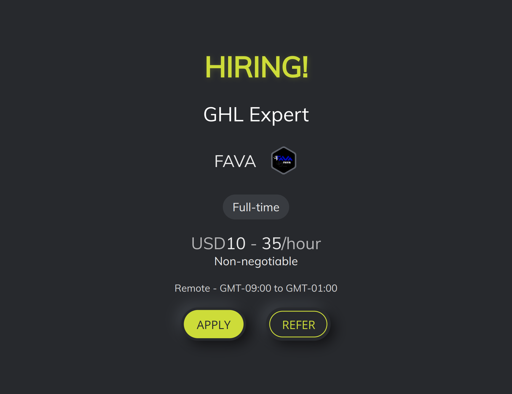 GHL Expert at FAVA | Torre