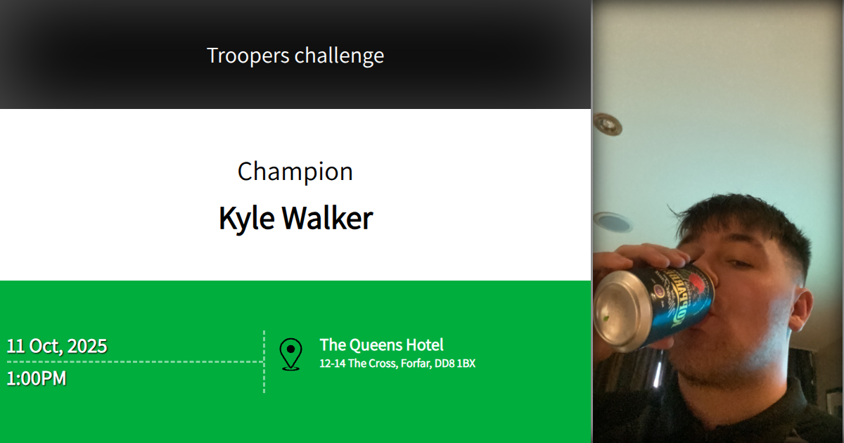 Troopers challenge