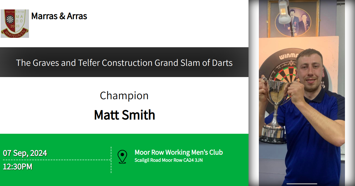 The Graves and Telfer Construction Grand Slam of Darts
