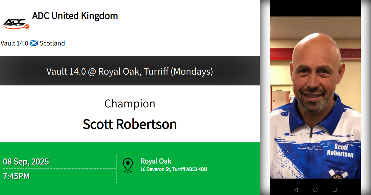 Vault 14.0 @ Royal Oak, Turriff (Mondays)