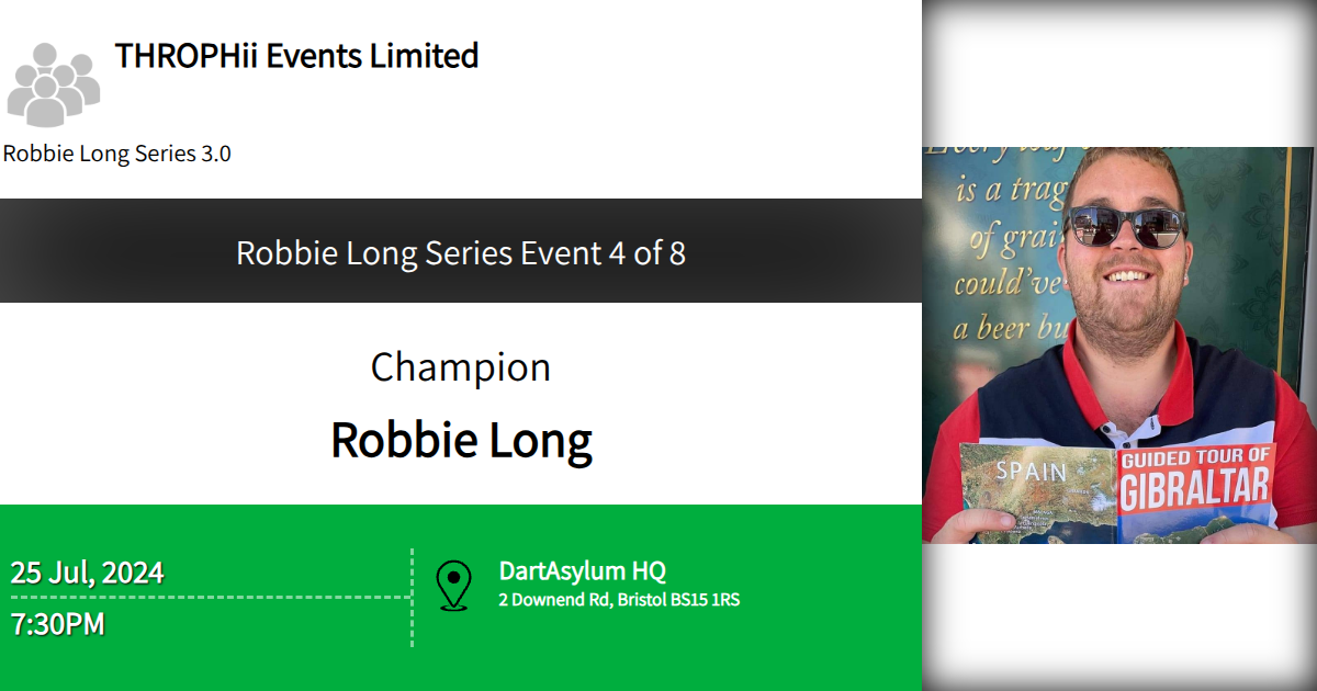 Robbie Long Series Event 4 of 8