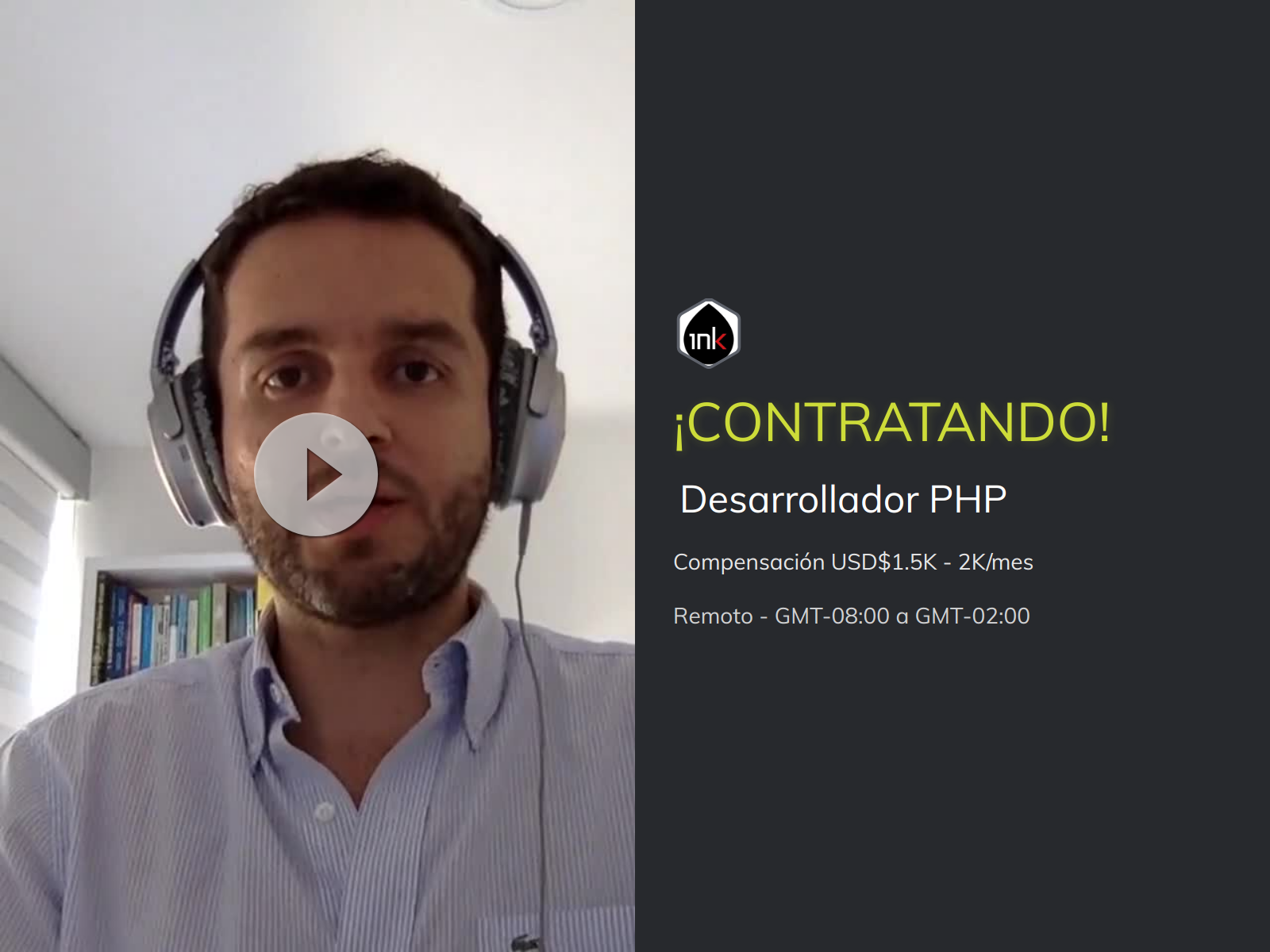 Desarrollador PHP en Ink aviation | Torre