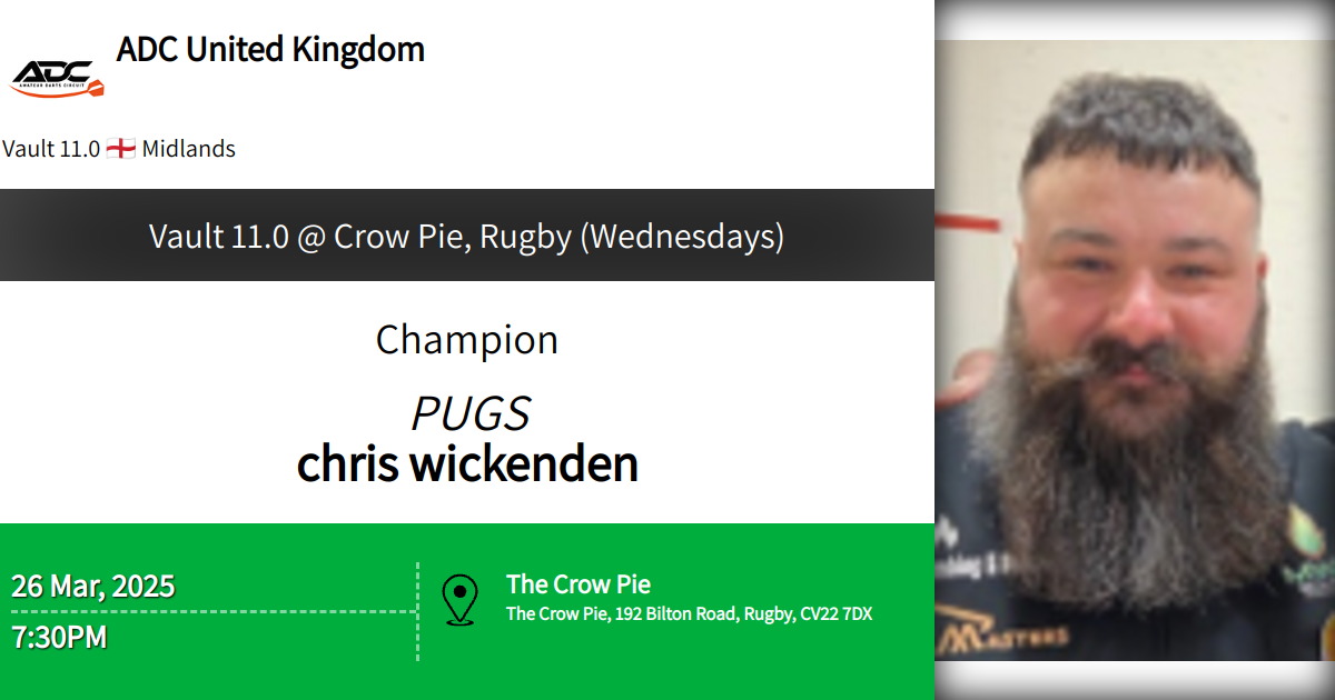 Vault 11.0 @ Crow Pie, Rugby (Wednesdays)