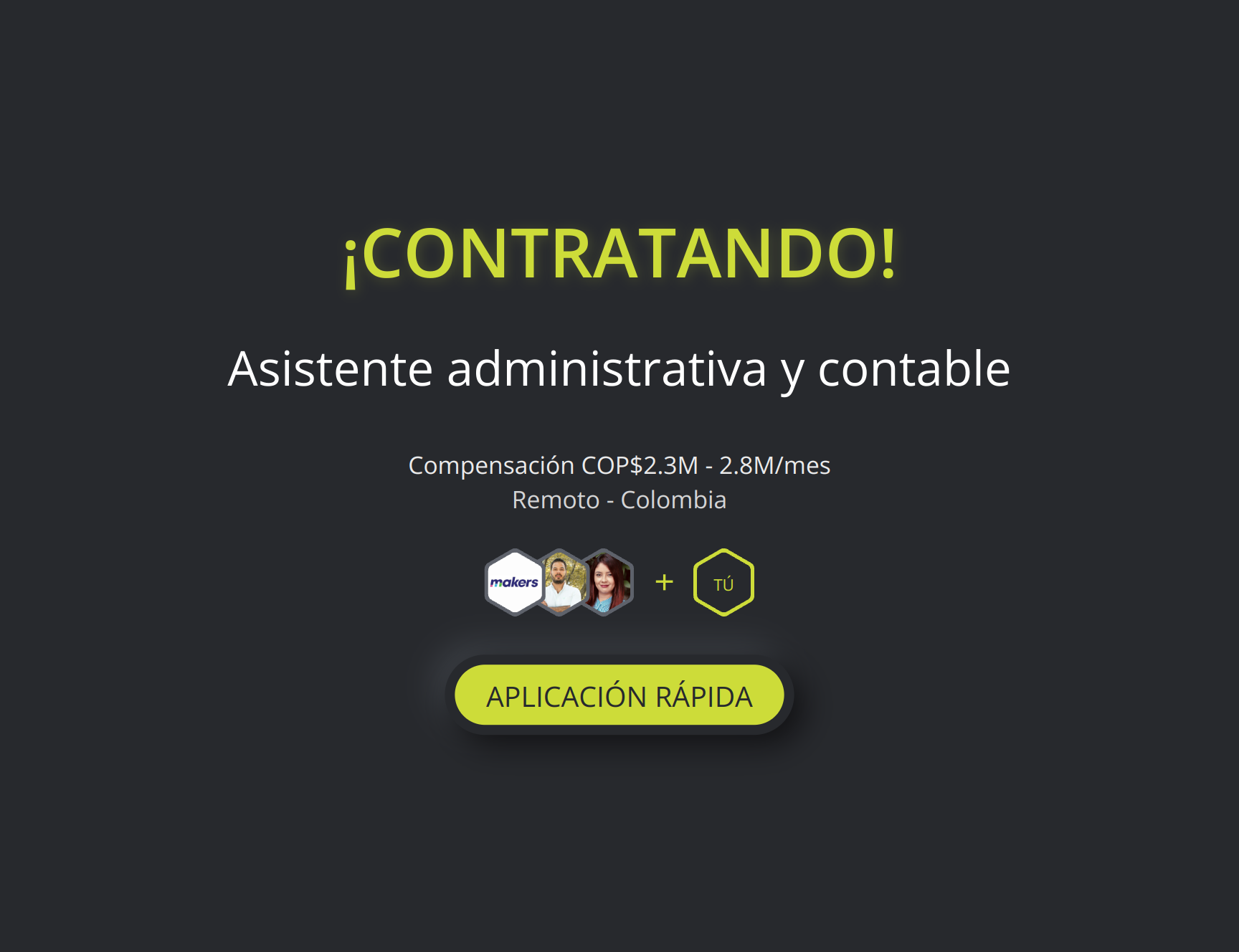 Asistente administrativa y contable | Torre