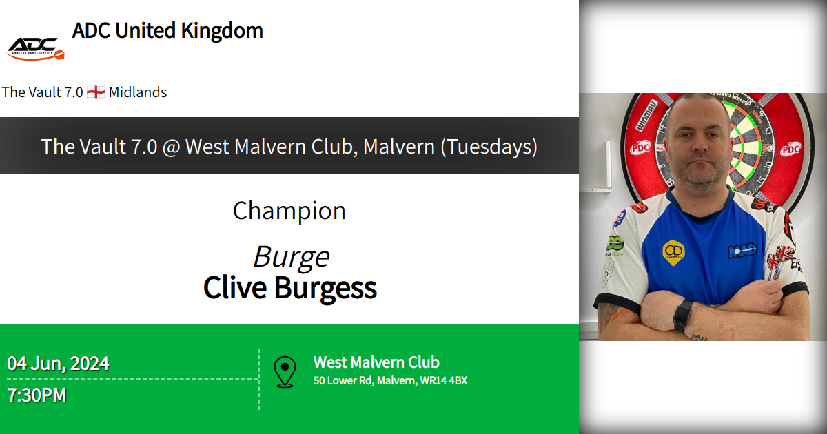 The Vault 7.0 @ West Malvern Club, Malvern (Tuesdays)