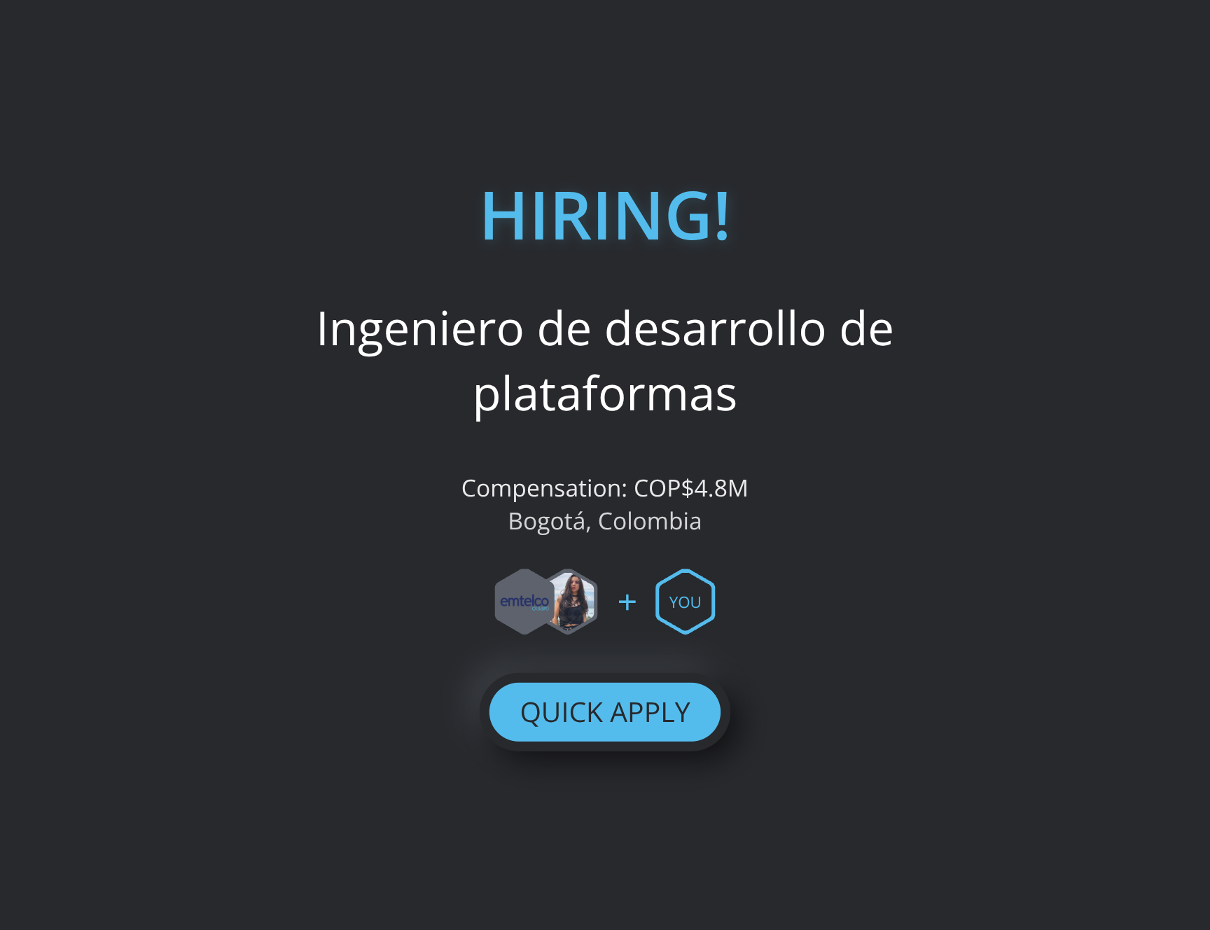 Ingeniero de desarrollo de plataformas en Emtelco | Torre