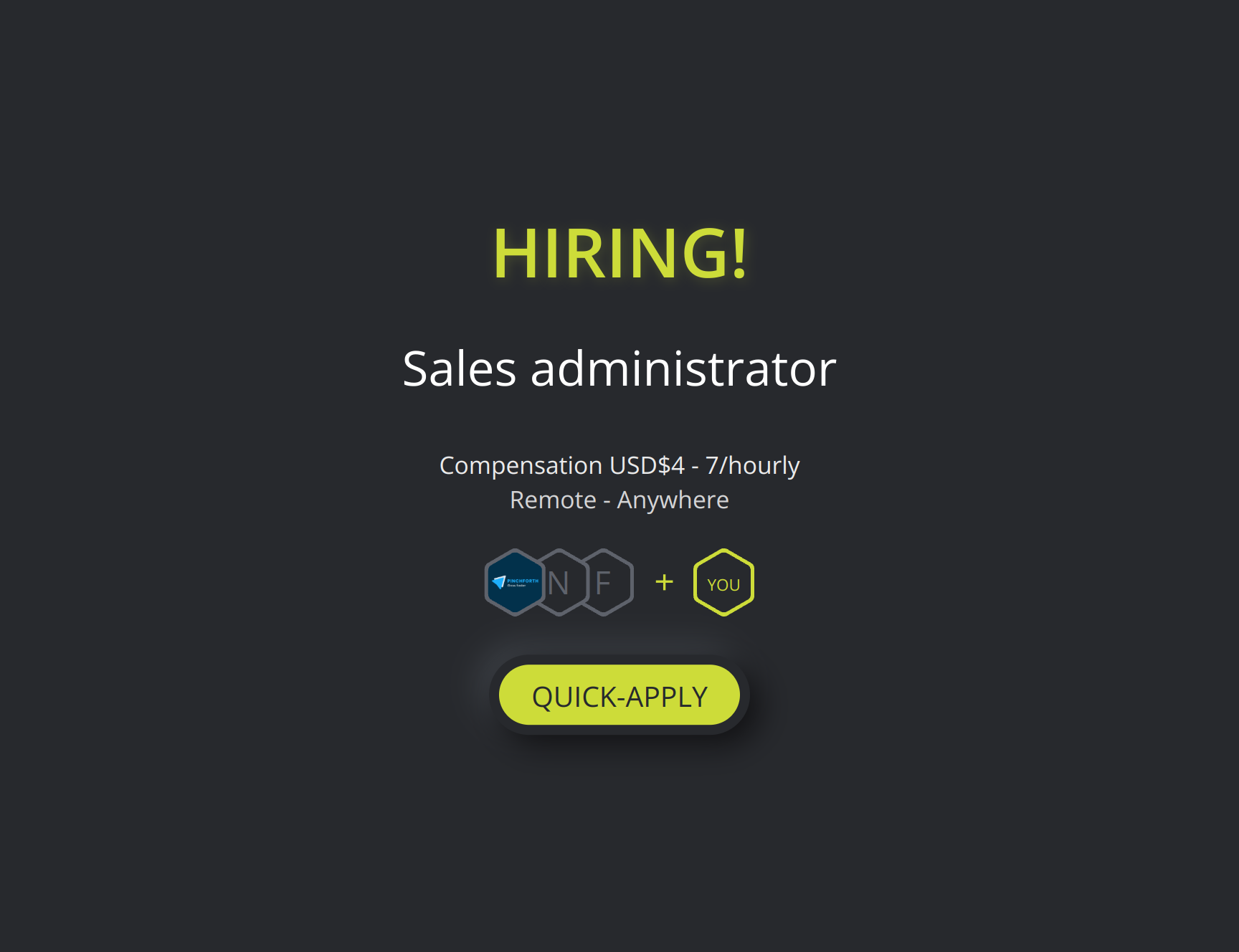 Sales administrator at Pinchforth | Torre