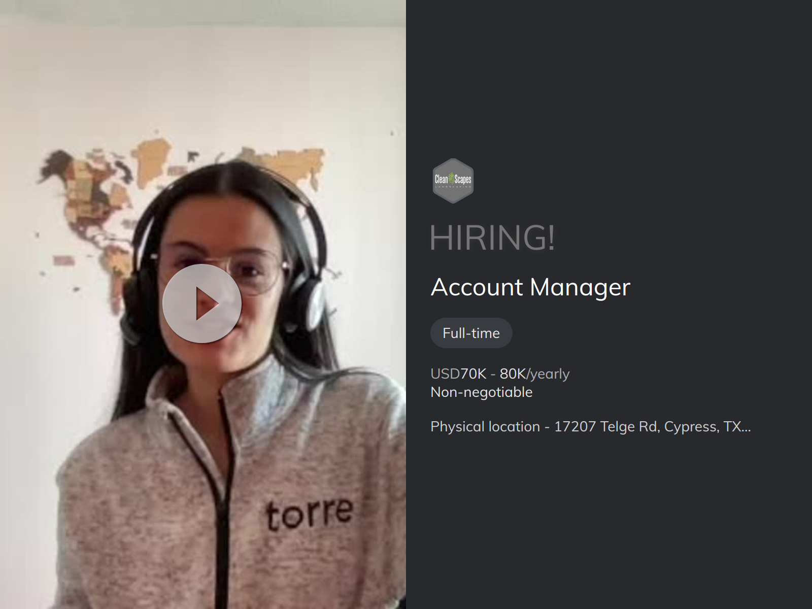 Account Manager at Clean Scapes Landscaping | Torre