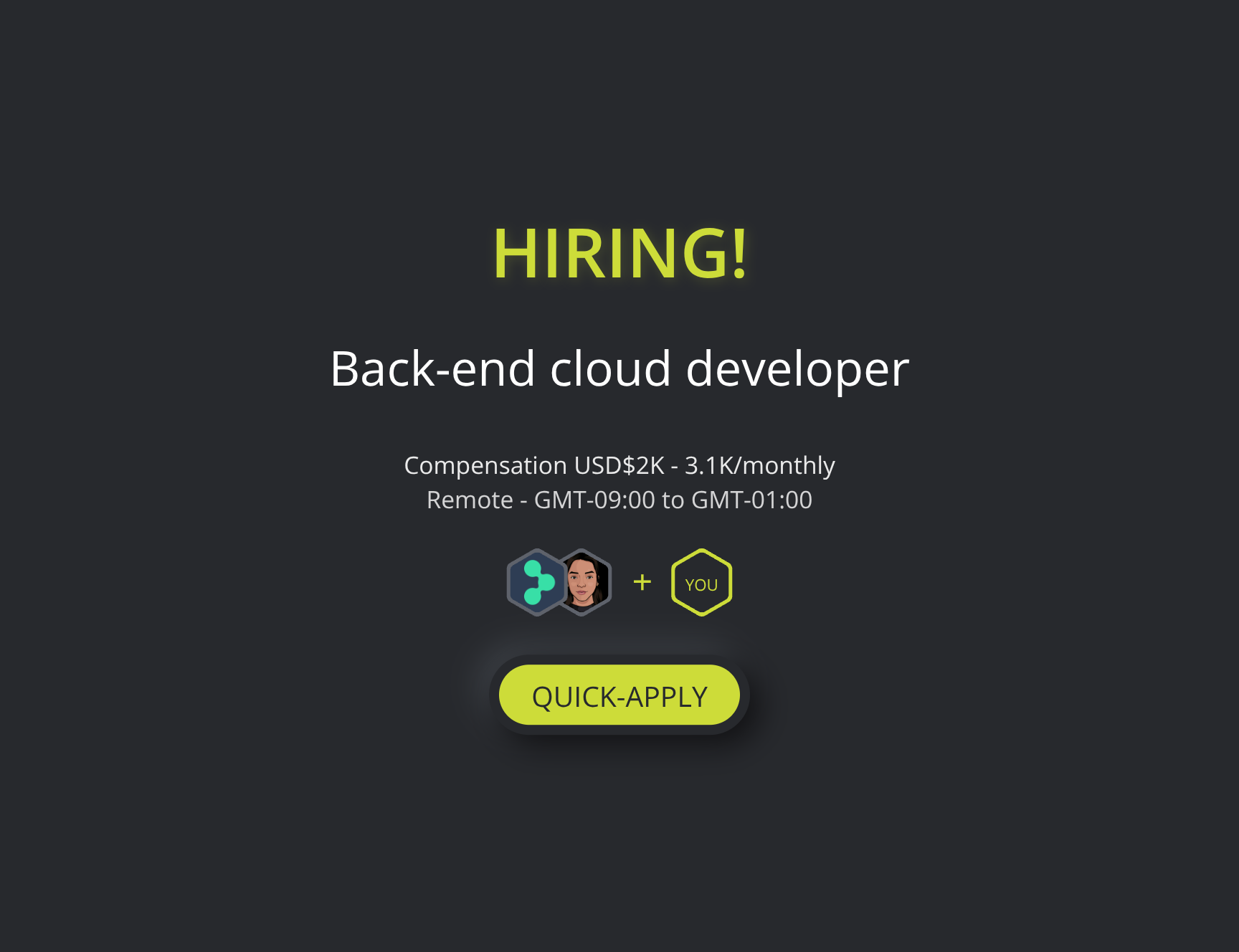 Back-end cloud developer at ARKHO | Torre