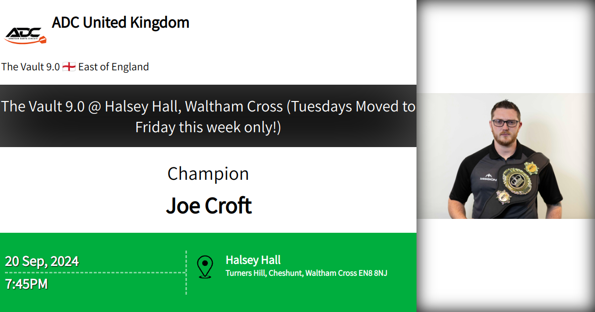 The Vault 9.0 @ Halsey Hall, Waltham Cross (Tuesdays Moved to Friday ...