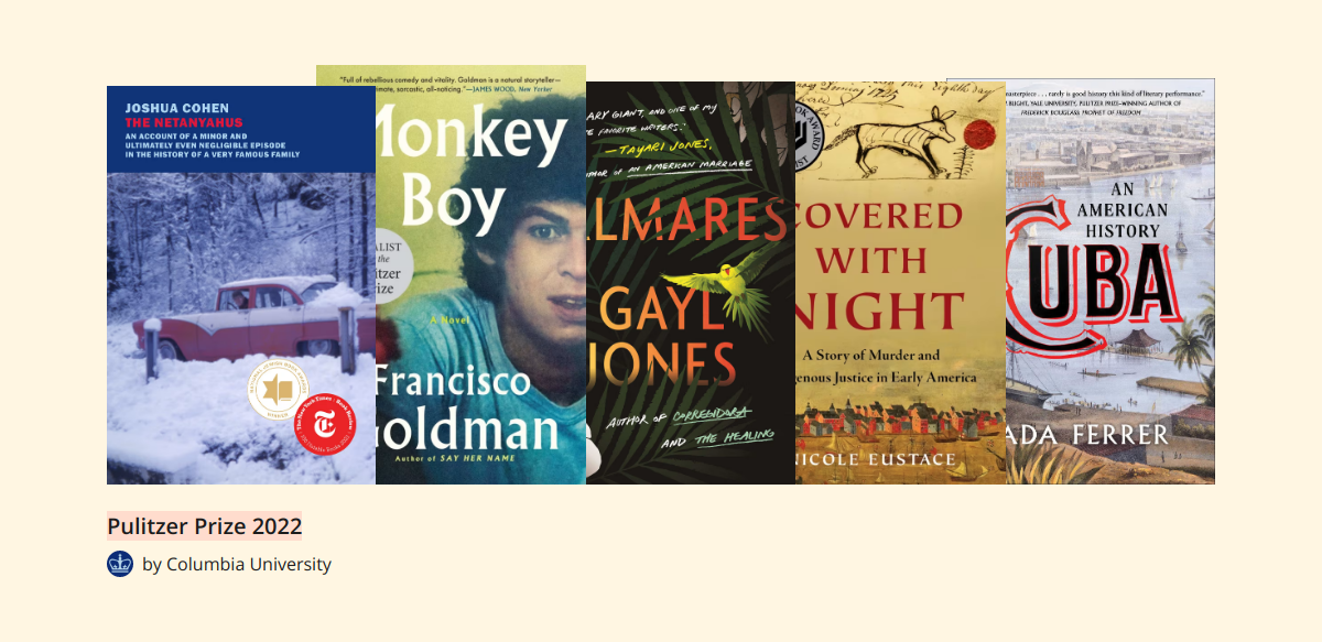 Pulitzer Prize 2022 | Booklisti