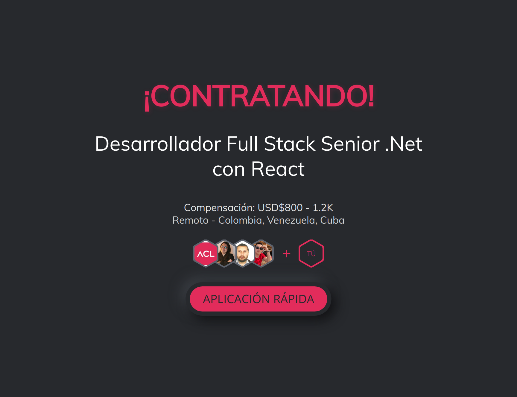 Desarrollador Full Stack Senior .Net con React en ACL | Torre Desarrollador Full Stack Senior .Net con React en ACL | Torre