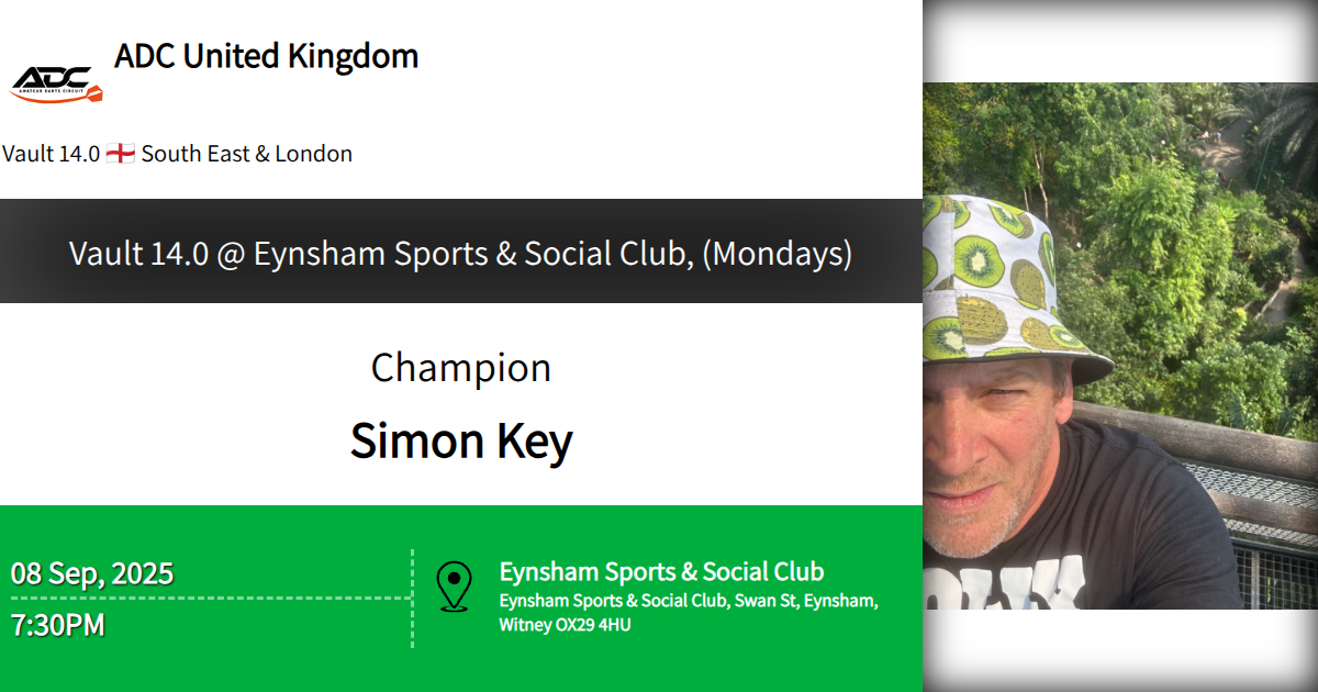 Vault 14.0 @ Eynsham Sports & Social Club, (Mondays)