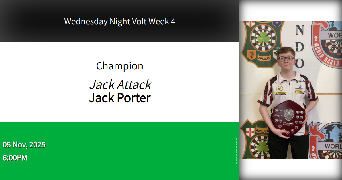 Wednesday Night Volt Week 4