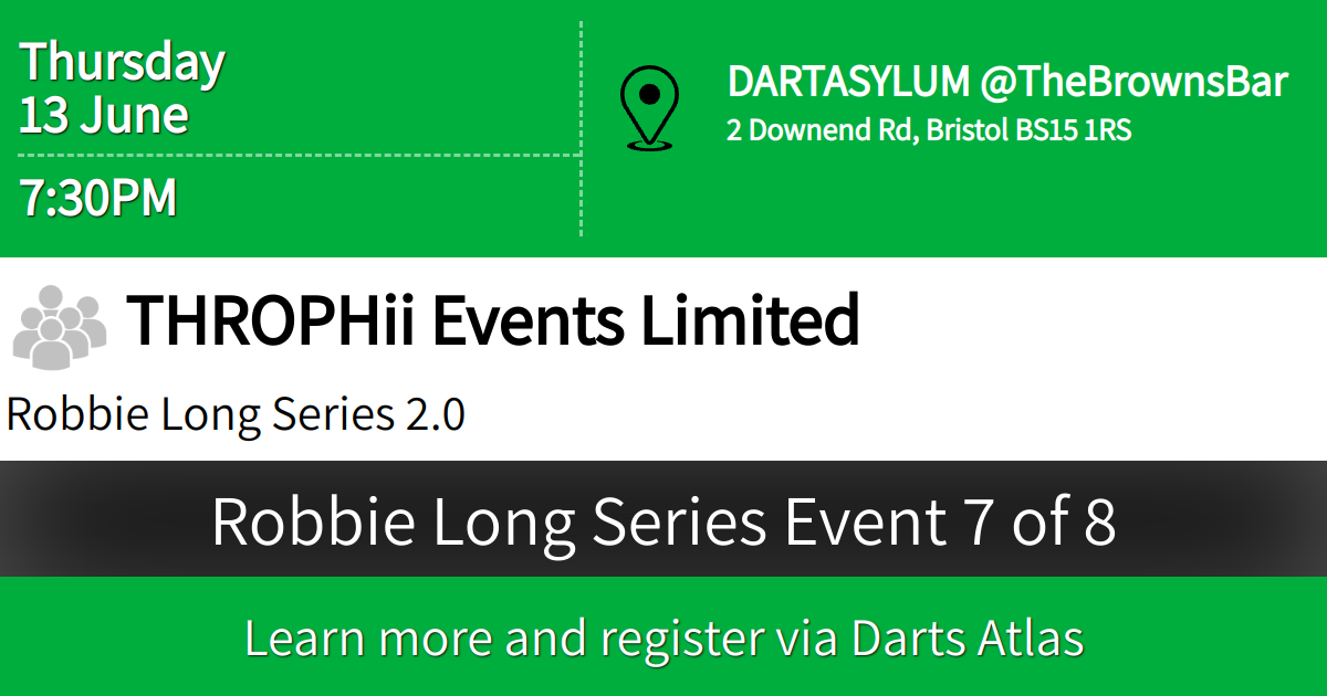 Robbie Long Series Event 7 of 8