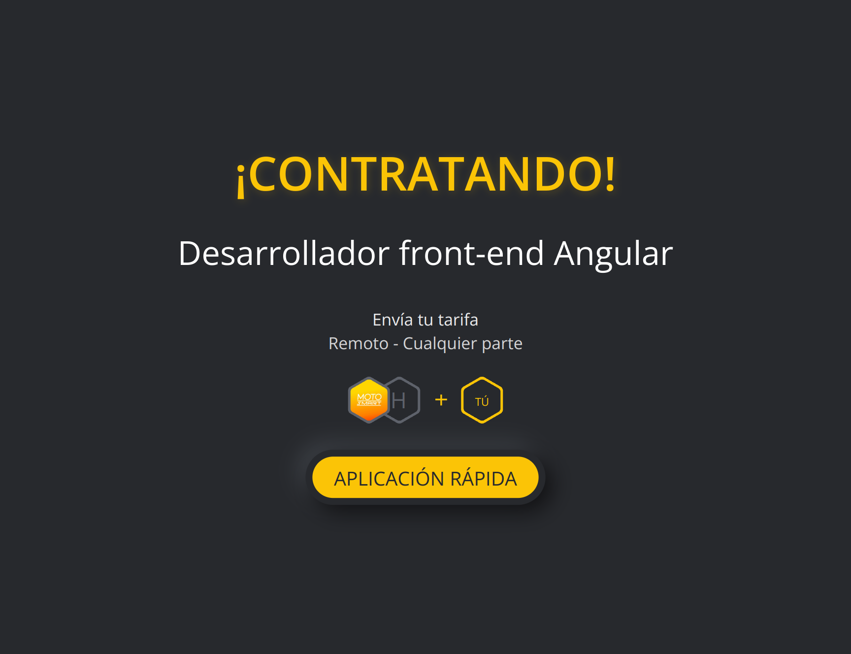 Desarrollador front-end Angular en MotoSmart CO | Torre
