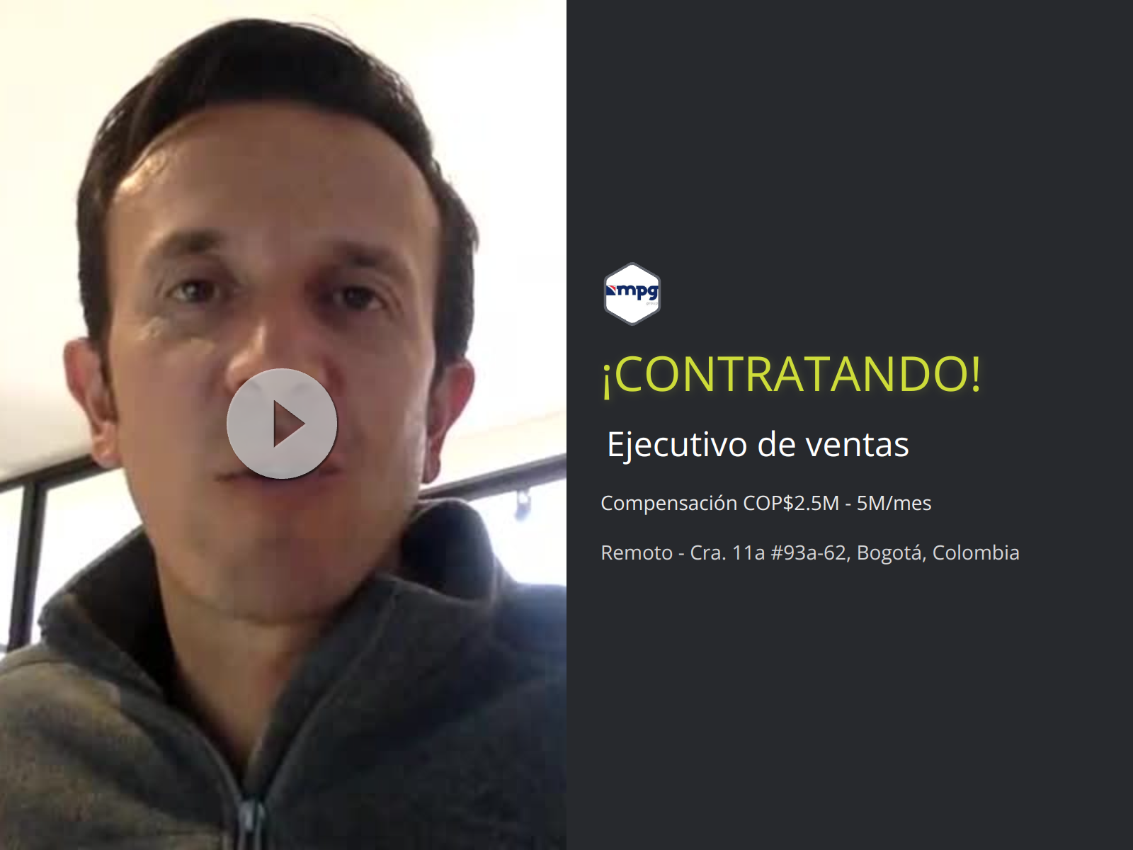 Ejecutivo de ventas en MPG Logistics | Torre