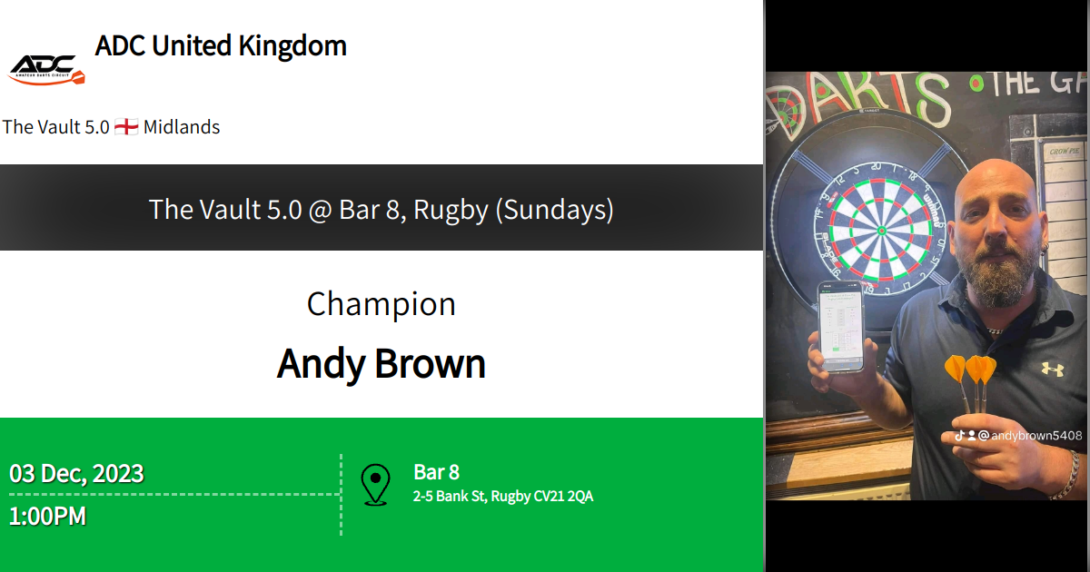 The Vault 5.0 @ Bar 8, Rugby (Sundays)