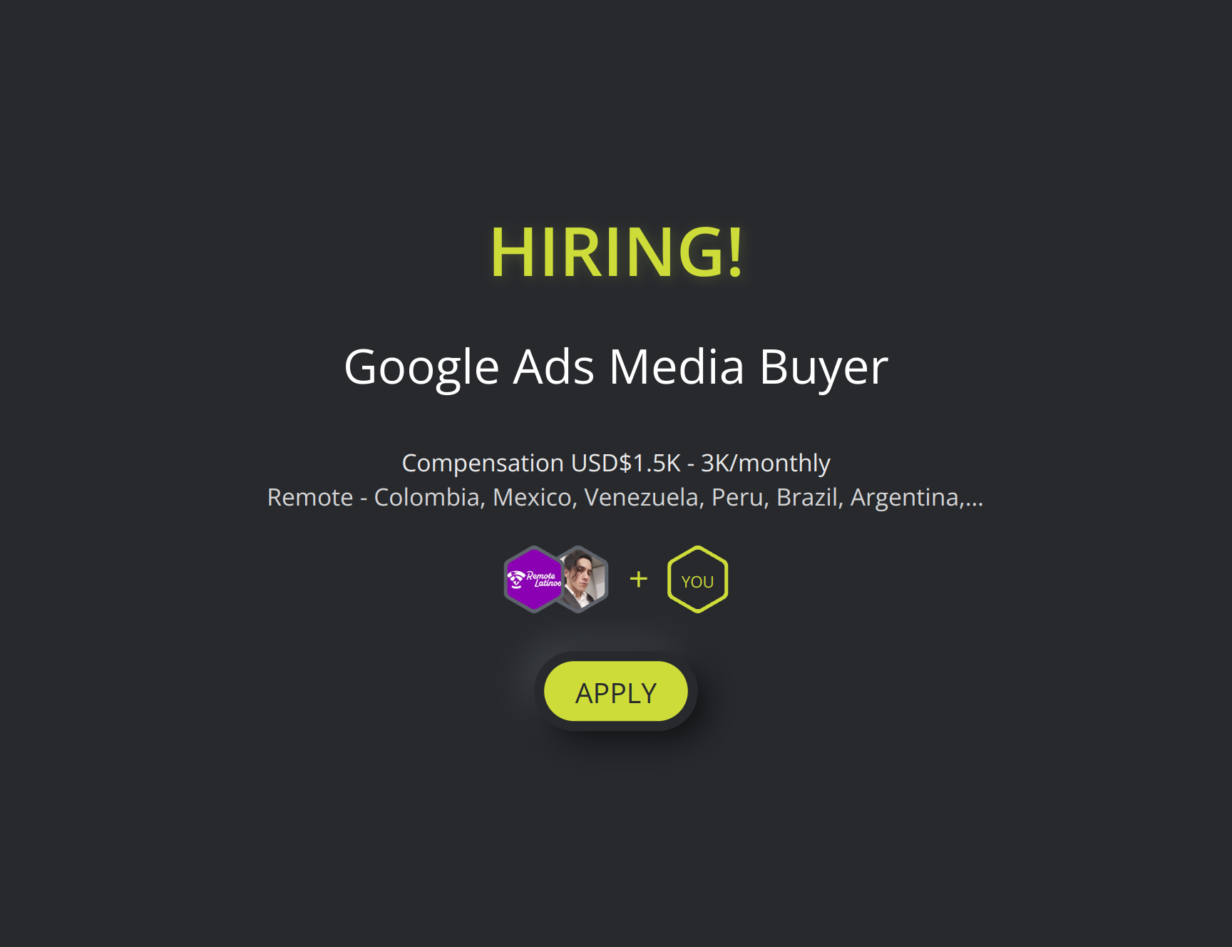 Google Ads Media Buyer at Remote Latinos | Torre