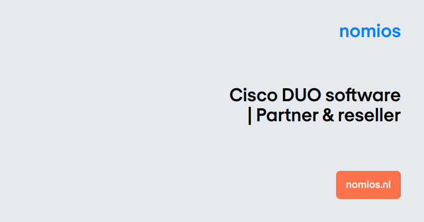 DUO software | Partners & resellers | Nomios Nederland