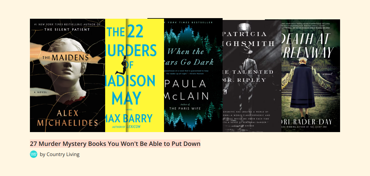 27 Murder Mystery Books You Won't Be Able to Put Down | Booklisti