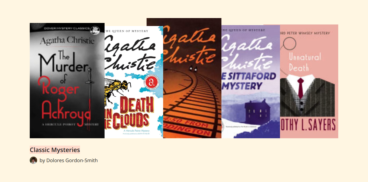 Classic Mysteries | Booklisti