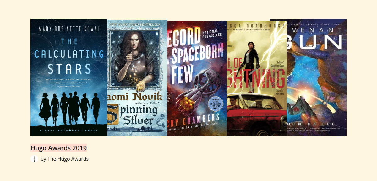 Hugo Awards 2019 | Booklisti