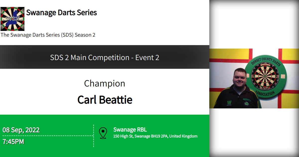 SDS 2 Main Competition - Event 2