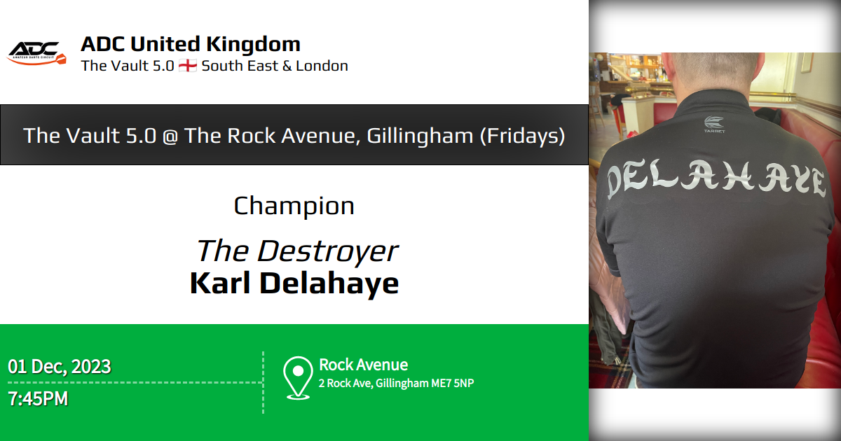 The Vault 5.0 @ The Rock Avenue, Gillingham (Fridays)