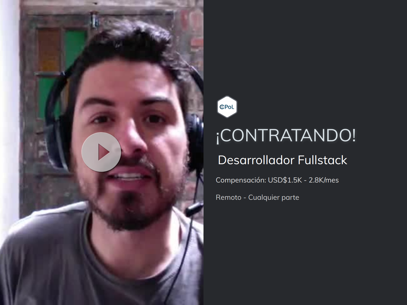 Desarrollador Fullstack en POL | Torre