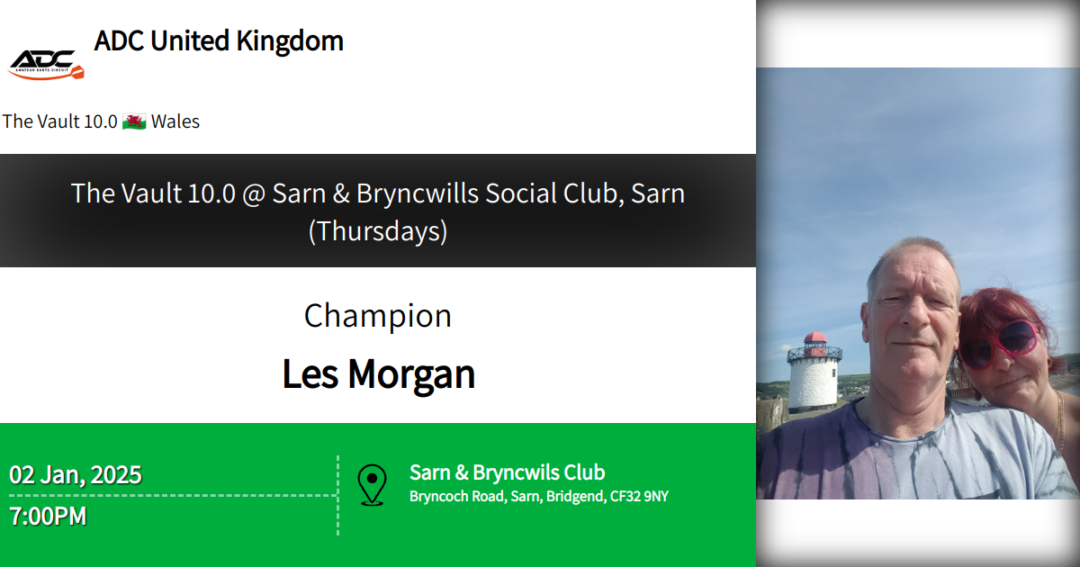 The Vault 10.0 @ Sarn & Bryncwills Social Club, Sarn (Thursdays)