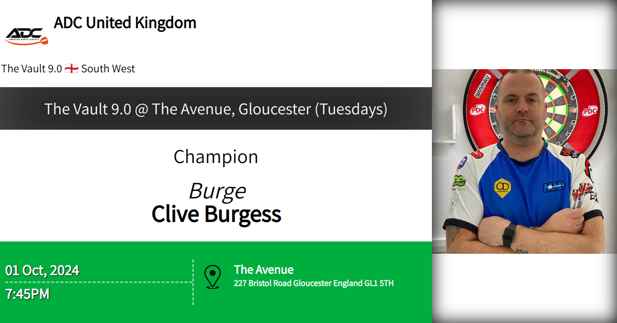 The Vault 9.0 @ The Avenue, Gloucester (Tuesdays)