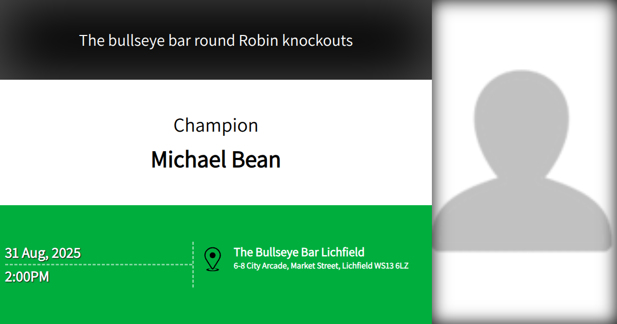 The bullseye bar round Robin knockouts